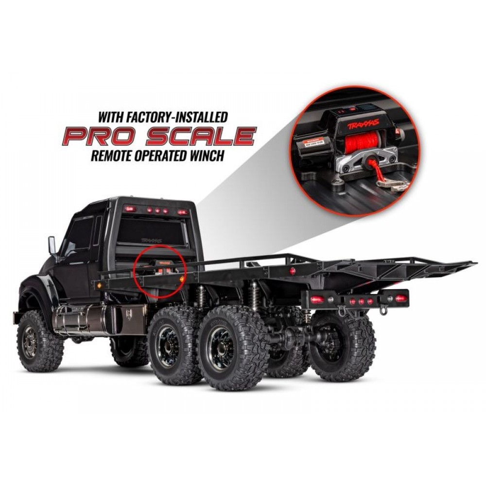TRAXXAS TRX-6 FLATBED TRUCK 6X6 1/10 RTR Brushed WITH LED LIGHT AND ...